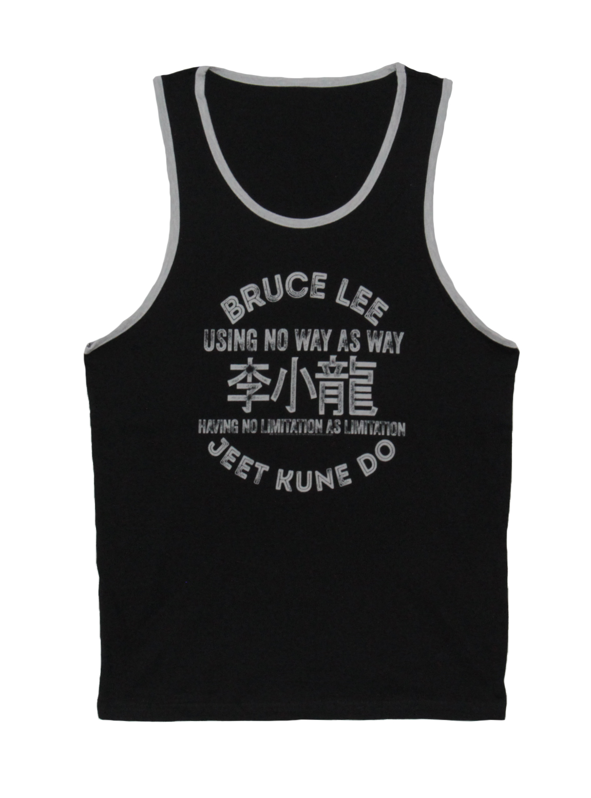 Bruce Lee - Symbols - BLK/GRY HTHR TANK - Vancouver Rock Shop