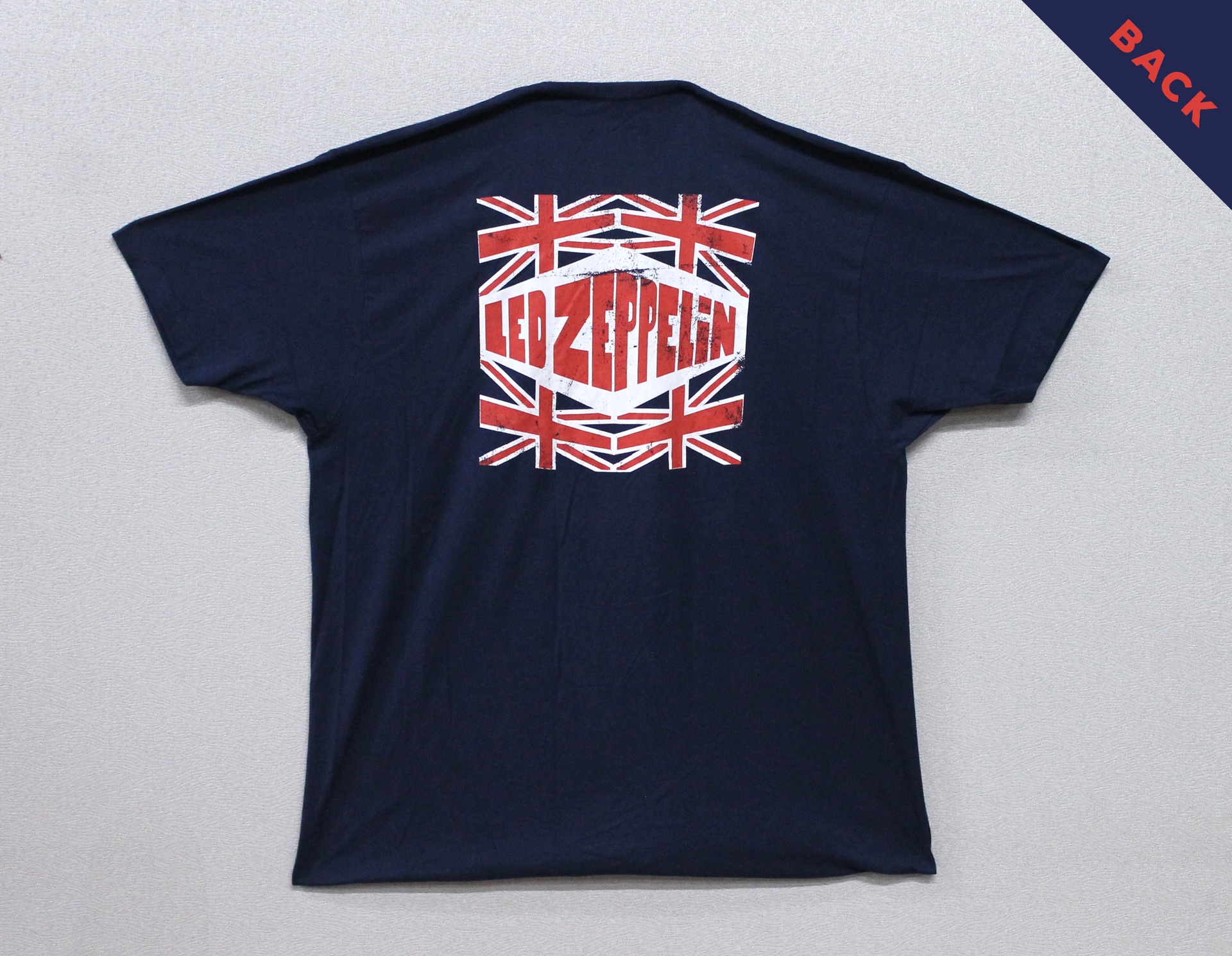 Led Zeppelin Blimp Union Jack - Navy - Vancouver Rock Shop