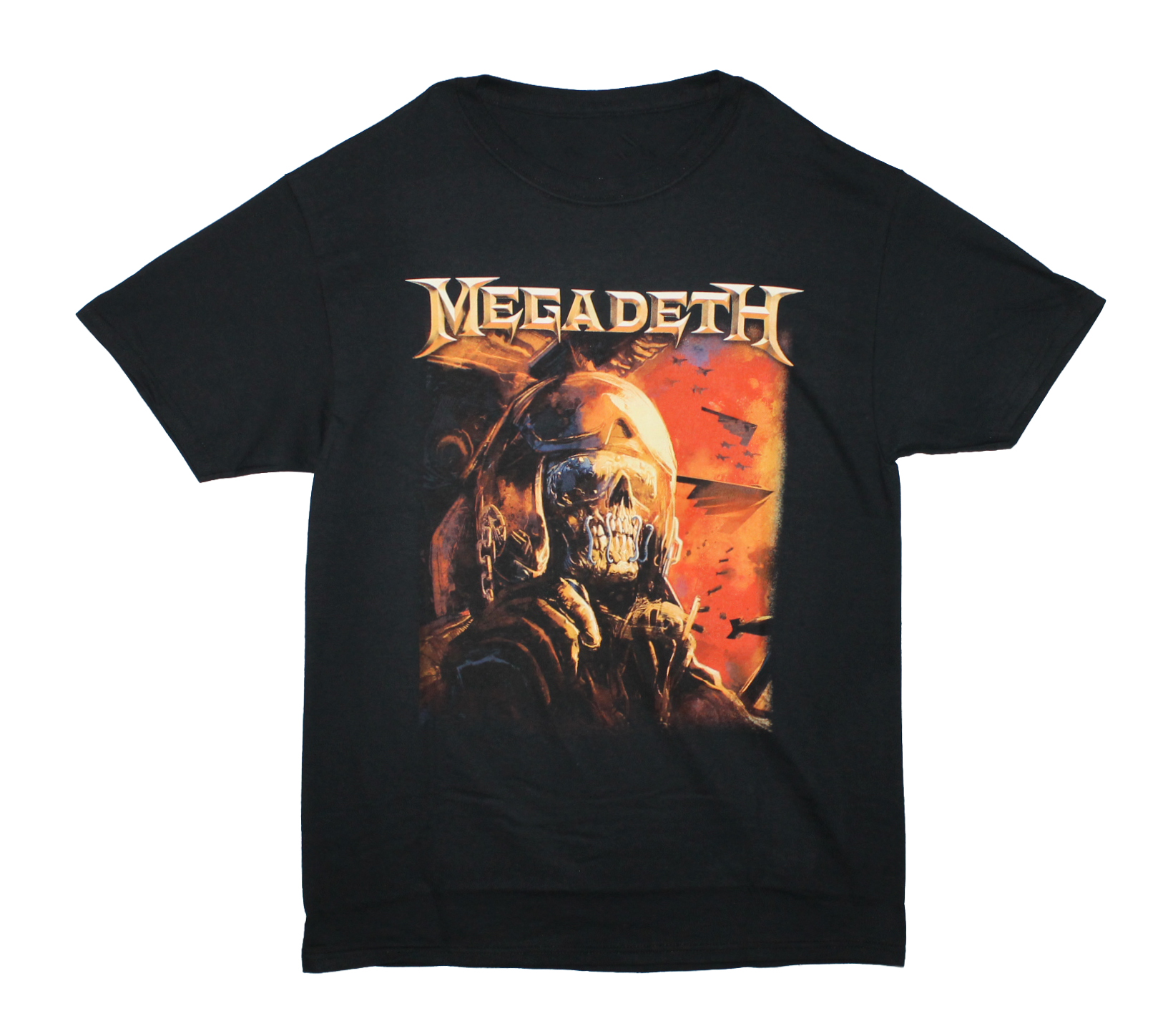 Megadeth Rattlehead Fighter Pilot - BLK - Vancouver Rock Shop