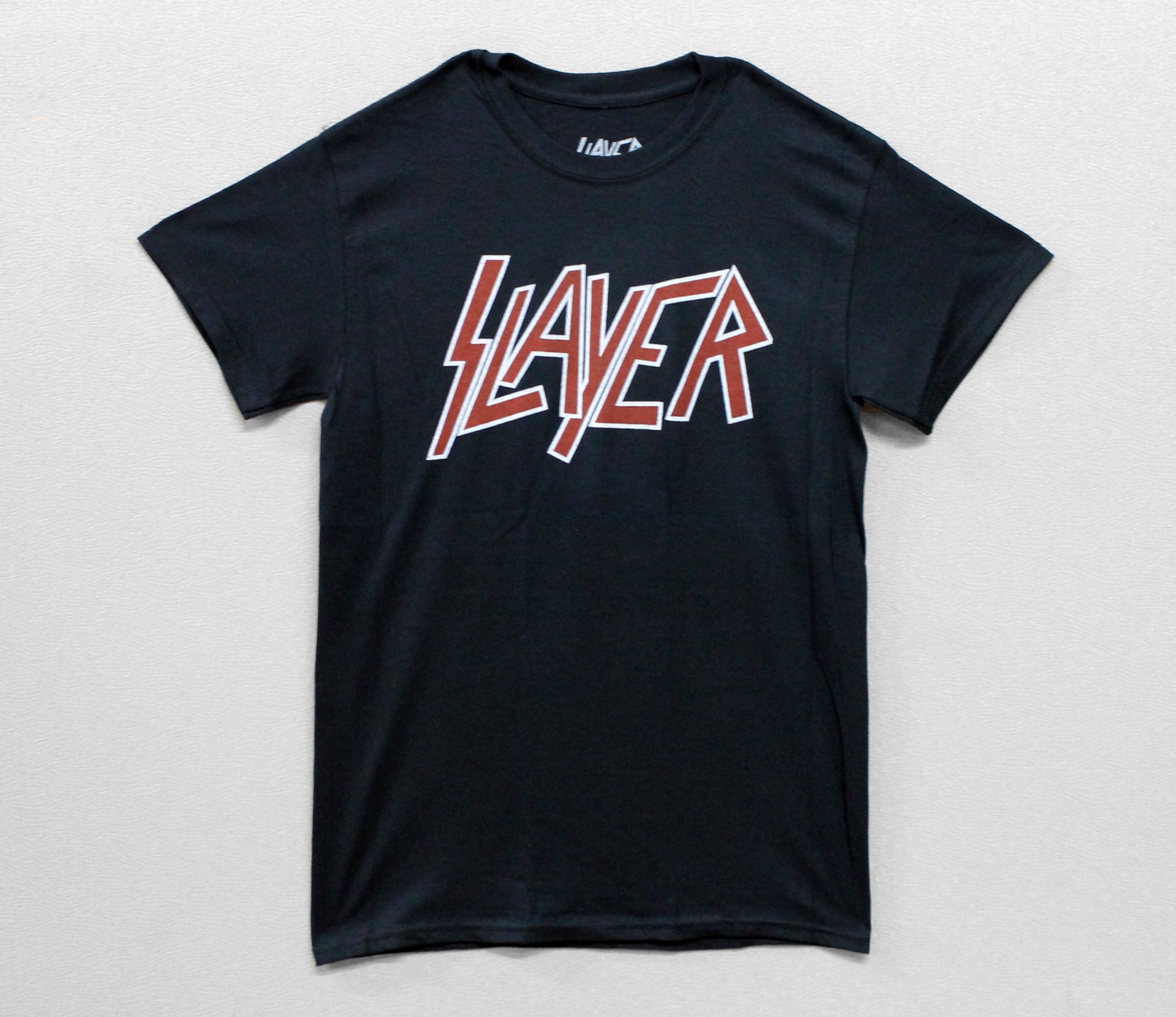 Slayer Logo Font White Outline - Vancouver Rock Shop