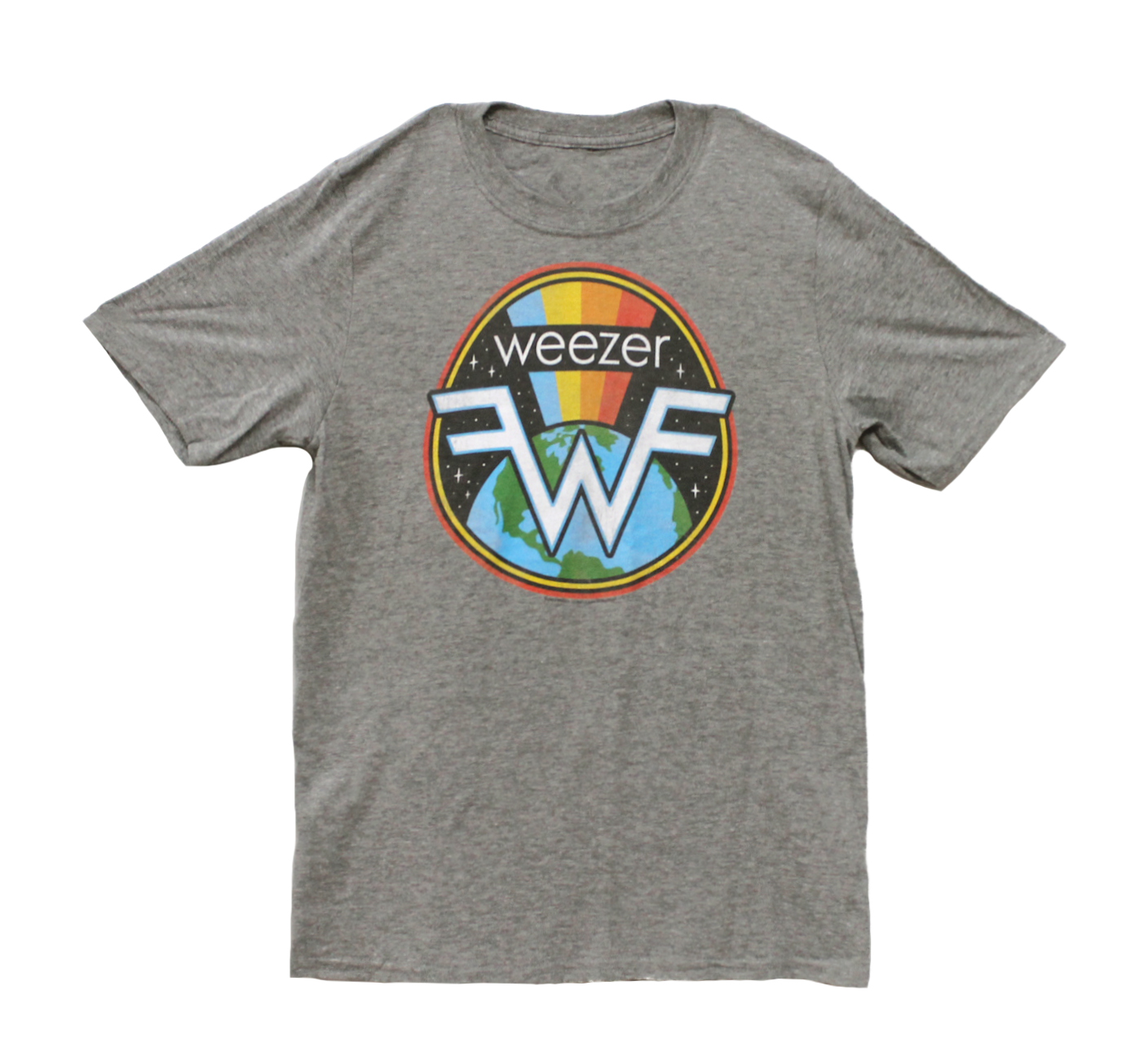 Weezer Space Rainbow - Heather Grey - Vancouver Rock Shop