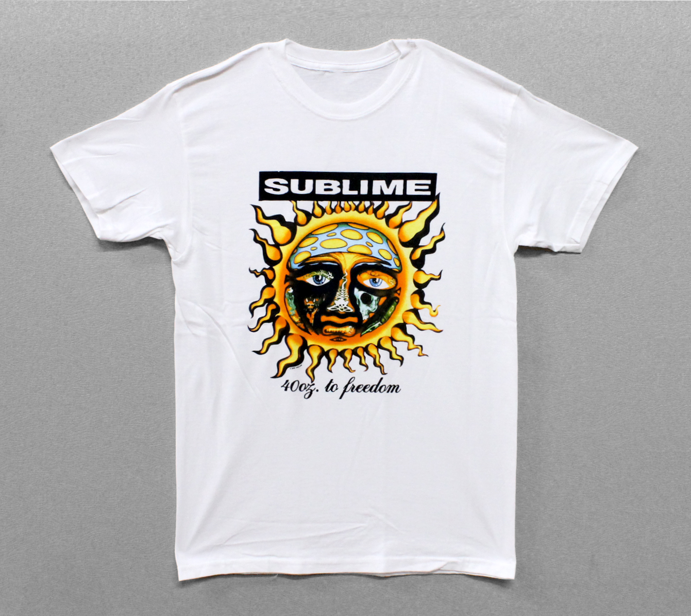 Sublime Classic Logo-White - Vancouver Rock Shop