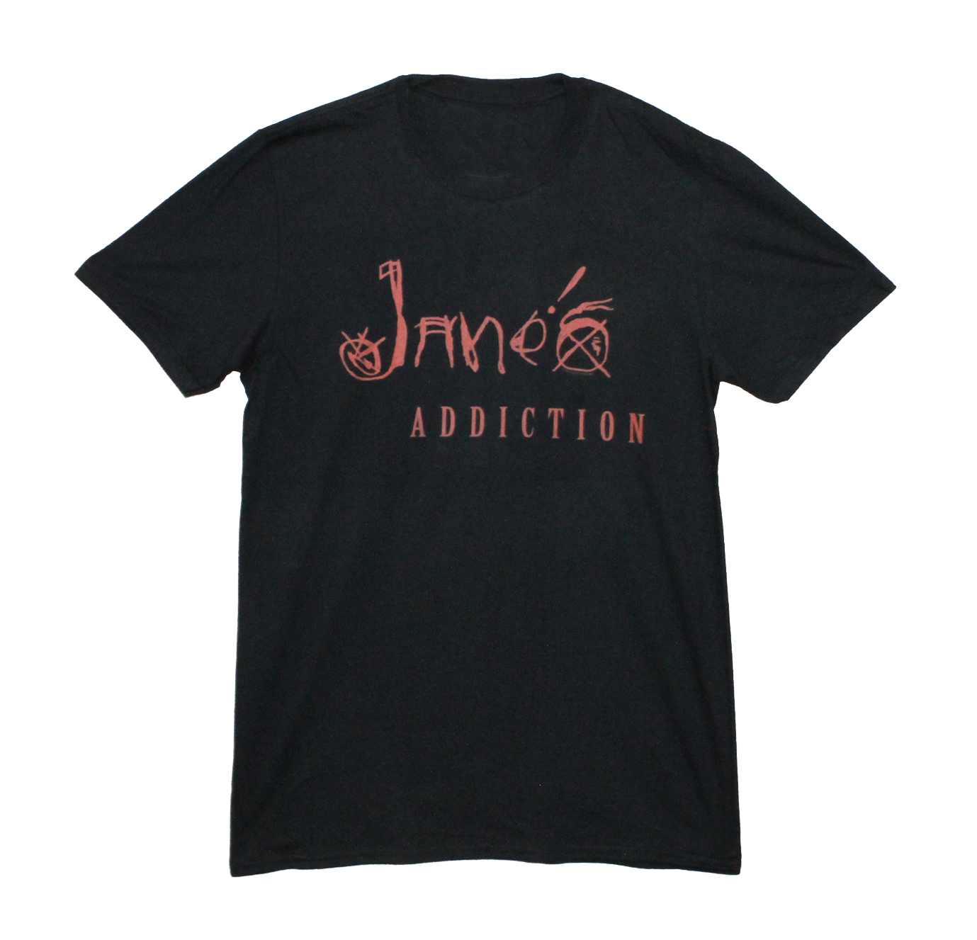 Jane's Addiction - Red Text - Black - Vancouver Rock Shop