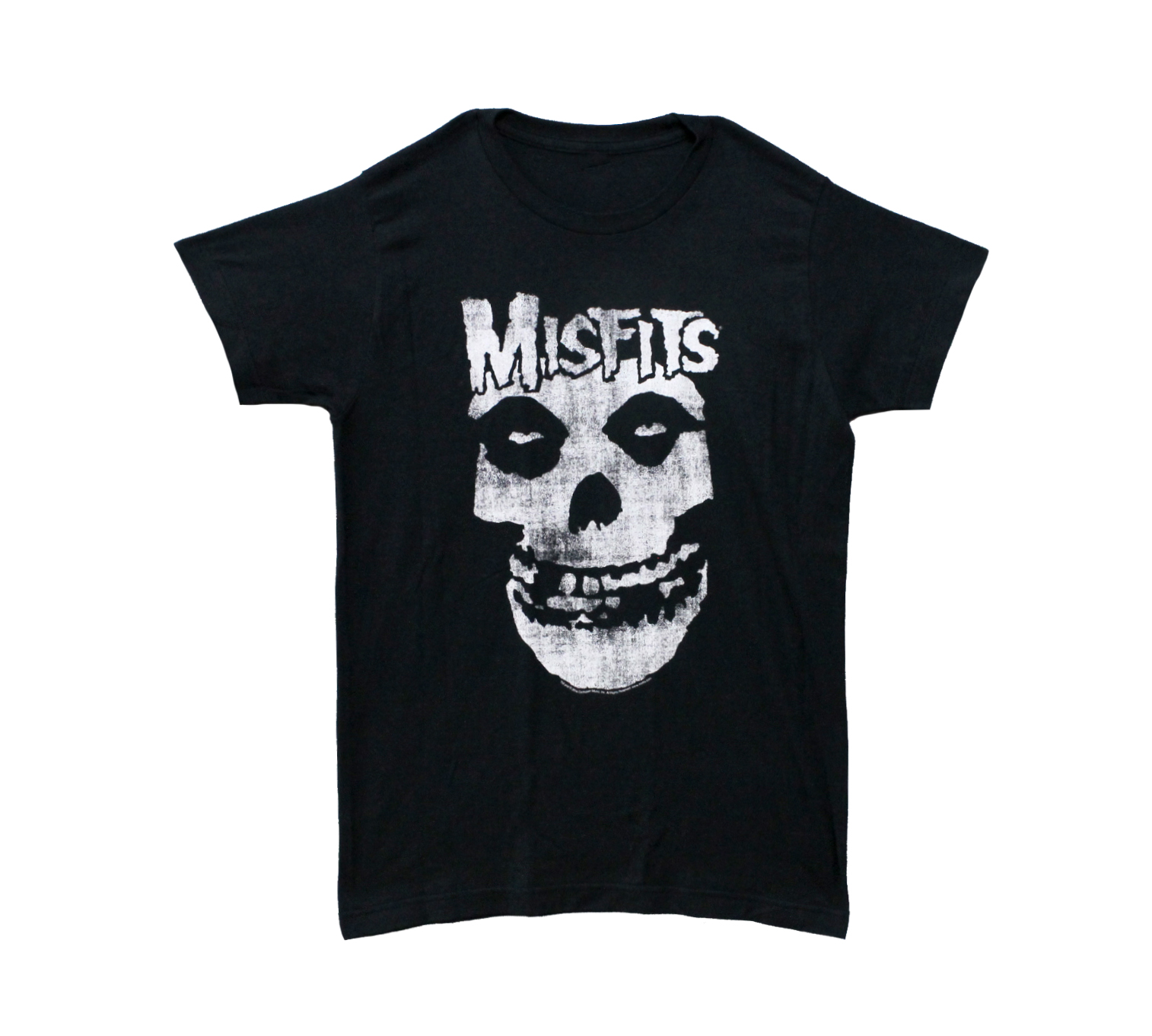 Misfits Distressed Skull and Logo - Black - Vancouver Rock Shop